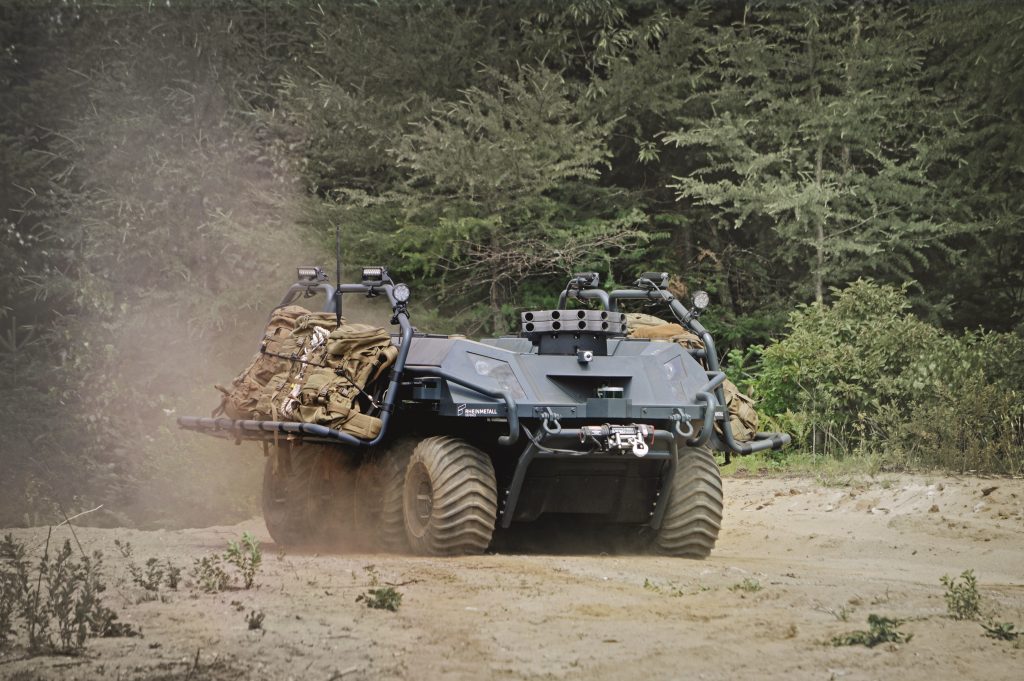 Mission Master für das britische Robotic Platoon Vehicle Programm