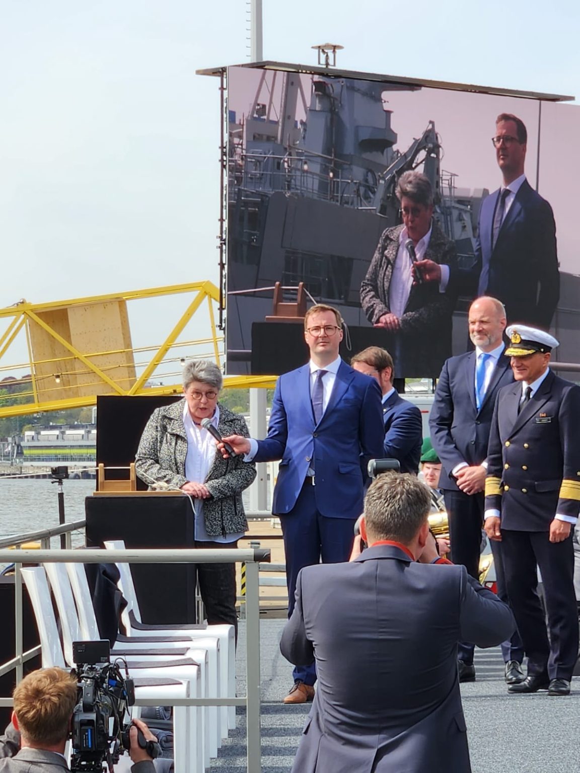 Corvettes K 130: Second unit of the second batch christened