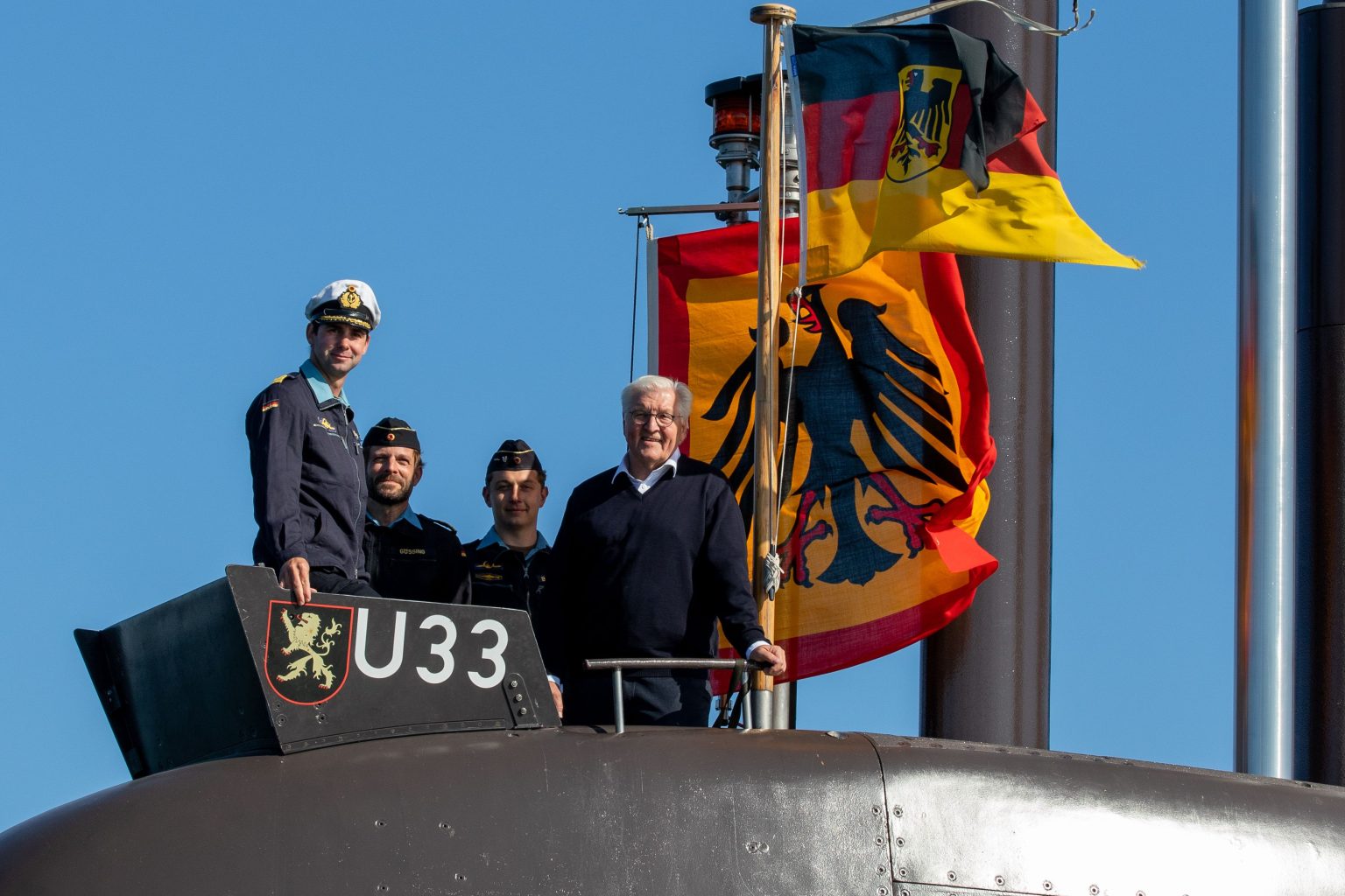 Bundespräsident Steinmeier besucht Seebataillon in Eckernförde