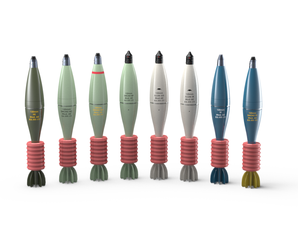 120mm-Mörsermunition für die Ukraine