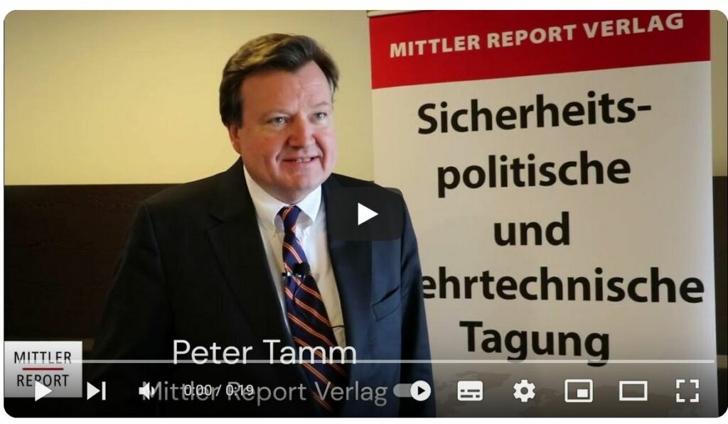 Peter Tamm eröffnet 36. Sicherheitspolitische Tagung