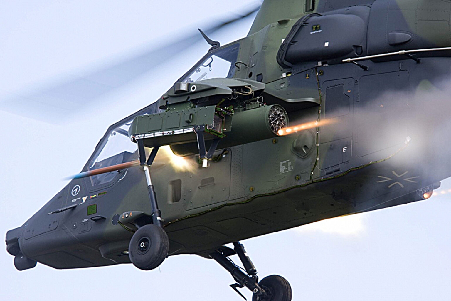 70mm Übungsraketen für Kampfhubschrauber Tiger