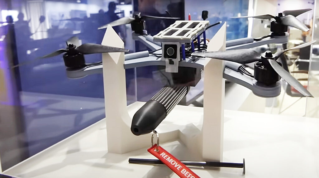 Loitering Munition Maus mit variabler Ladung