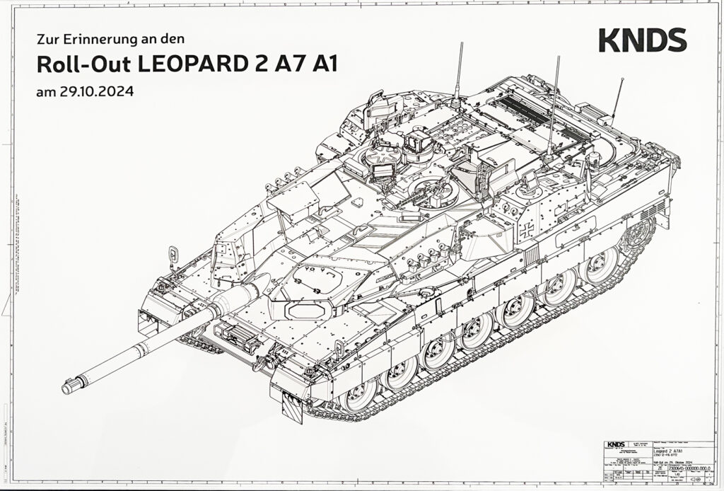 Der erste Leopard 2 A7A1 mit Trophy ist da