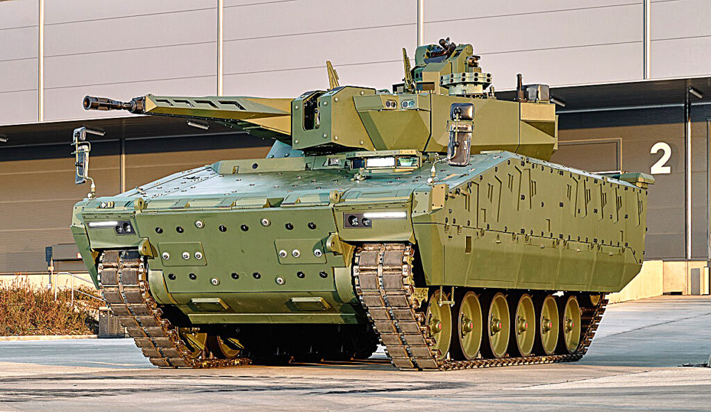 Schützenpanzer Lynx KF 41 zum Test in Italien und in der Ukraine