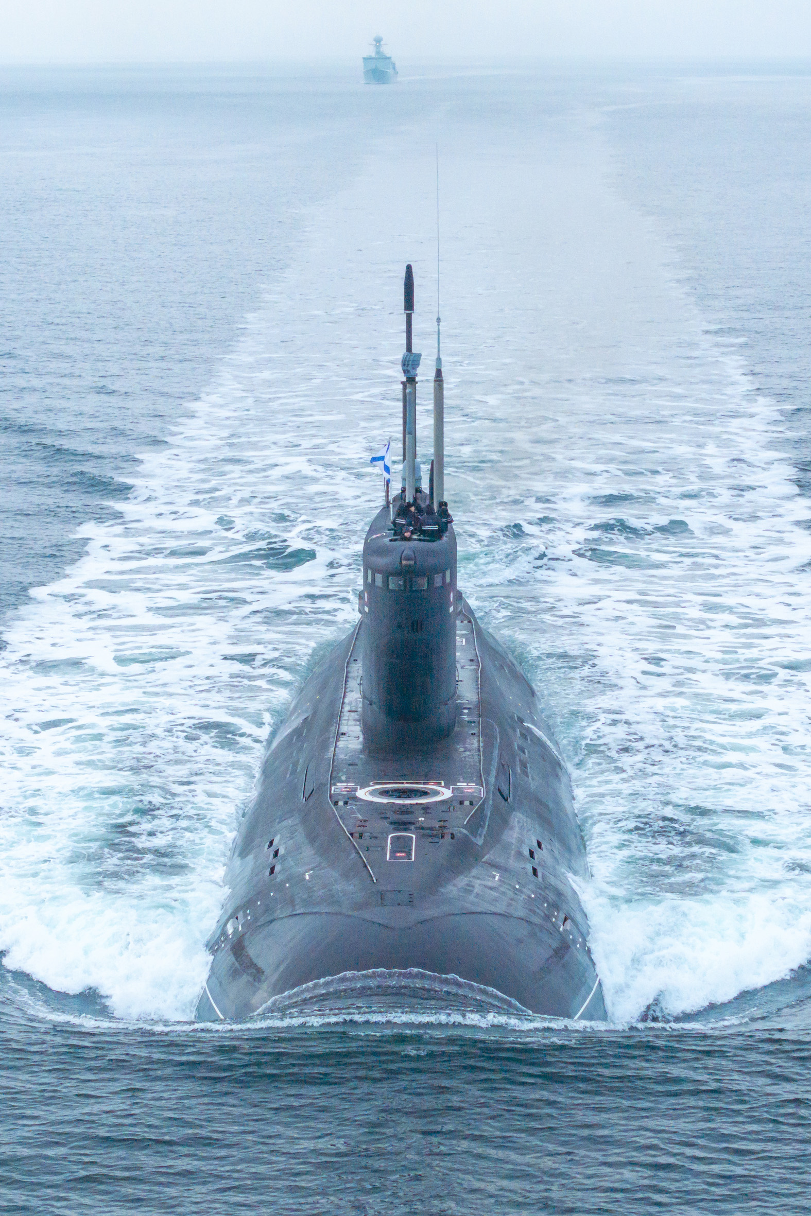 Russische Marine wieder mit U-Boot im Mittelmeer