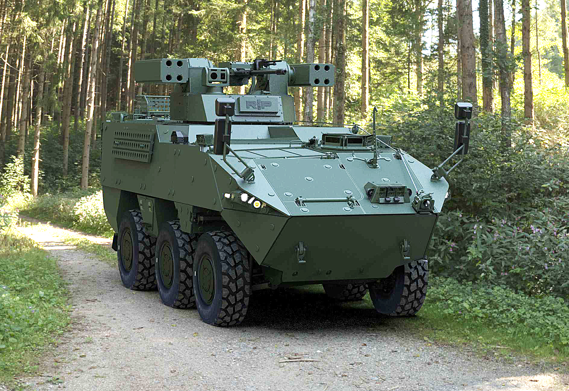 Fliegerabwehr-Pandur EVO bei der AUSA