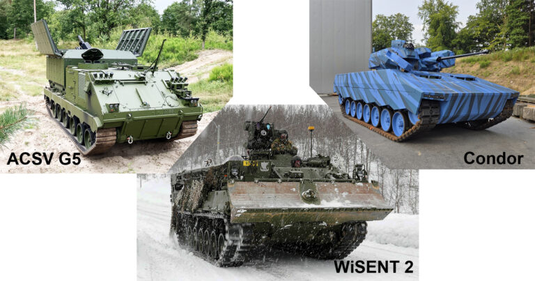 FGG zeigt Flugabwehrpanzer Condor, Panzermörser ACSV G5 und WiSENT 2 ...