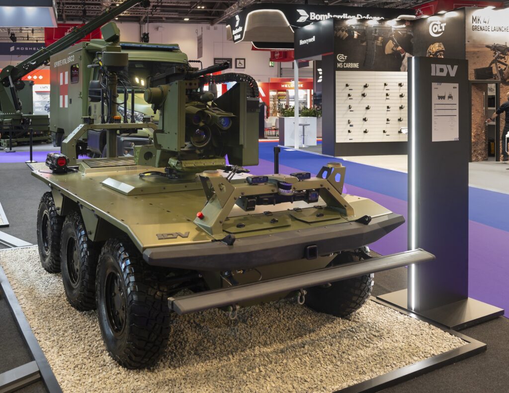 DSEI 2025: IDV zeigt neue Geländefahrzeuge und unbemannte Systeme