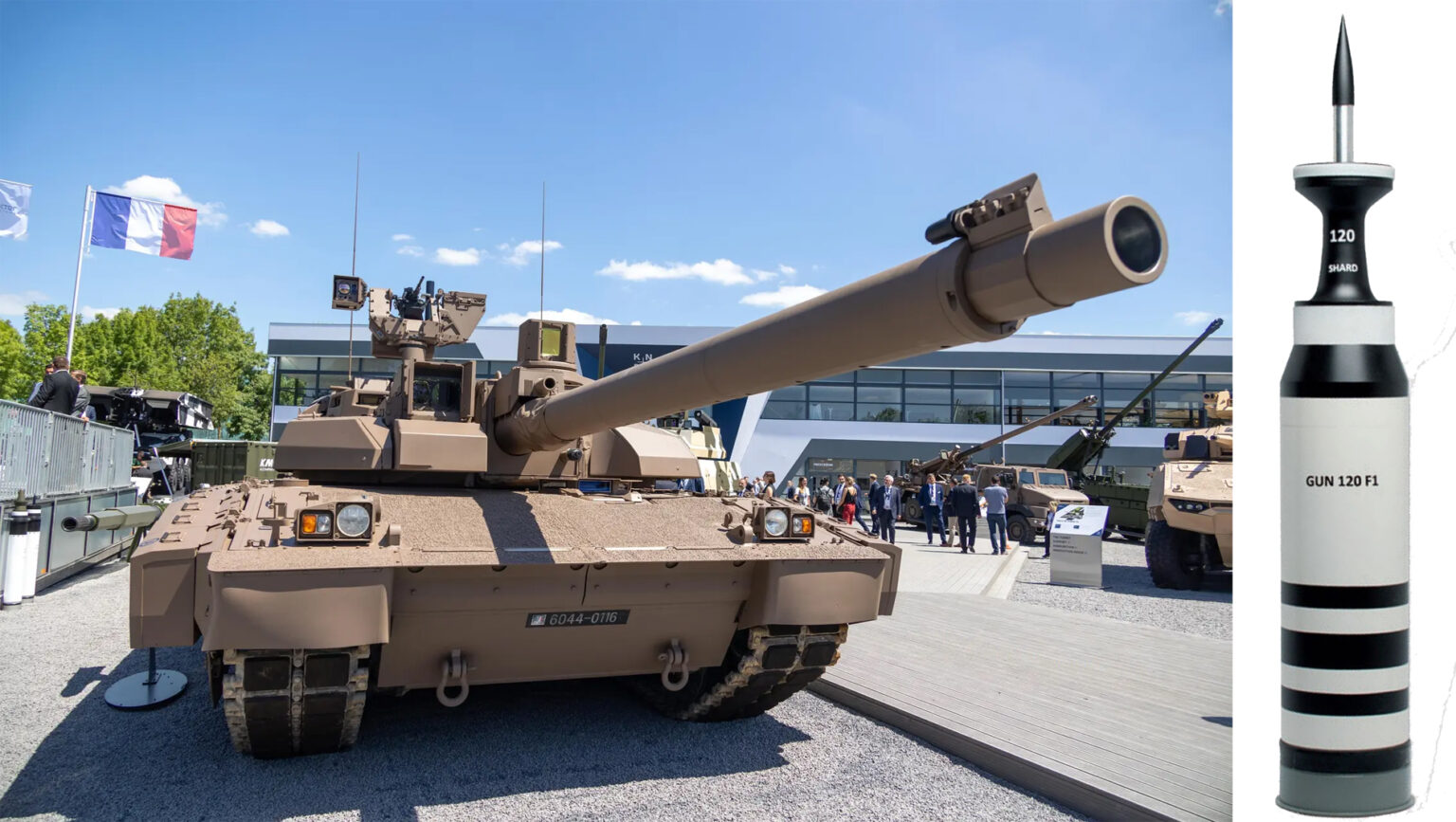 Frankreich bestellt 120mm-SHARD-Panzermunition