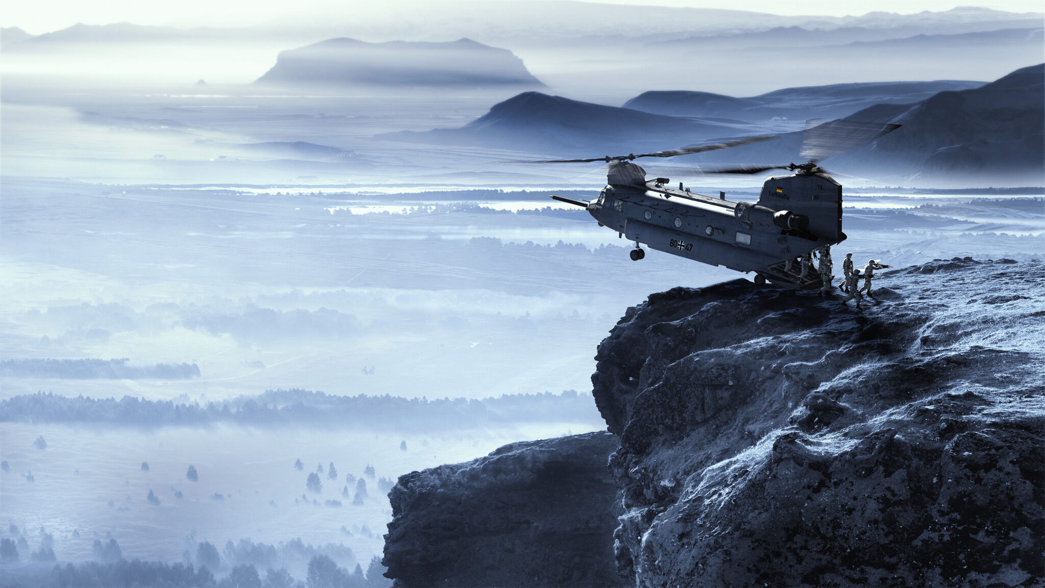 Der Schwere Transporthubschrauber Chinook